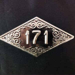 Door Sign Metal Sign Metal Number Number 171 - Etsy