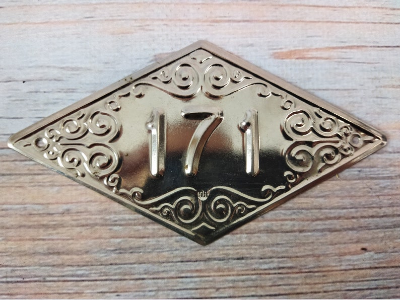 Door Sign Metal Sign Metal Number Number 171 - Etsy