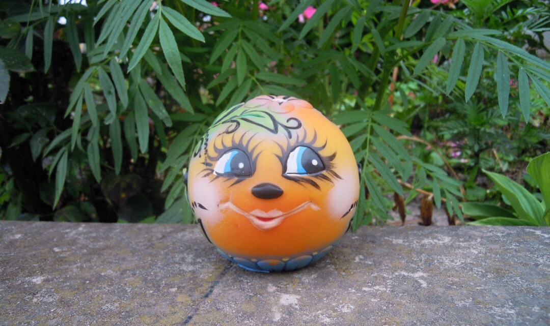 Rubber Toy, Kolobok, Rubber Figure, Collectible Toy, Cartoon Character ...