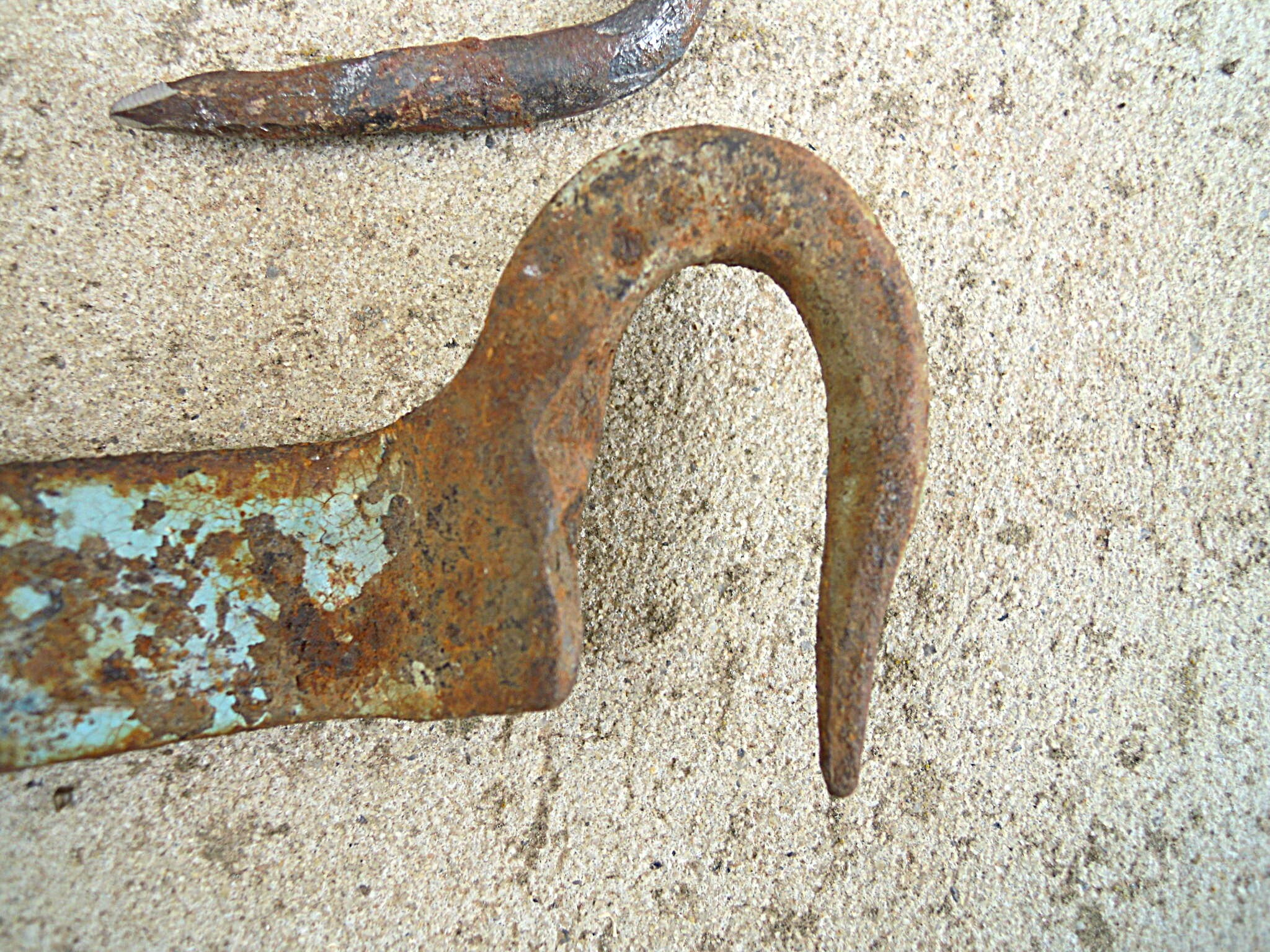 Antique Latch Hook Rust latch hook Curved latch hook | Etsy