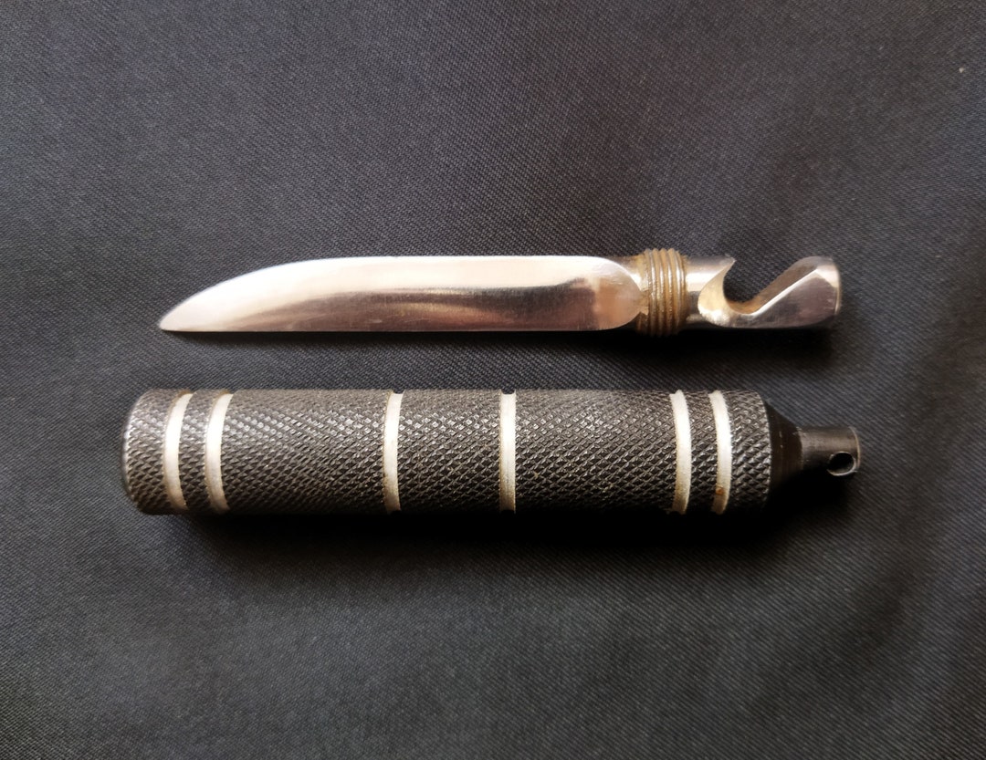 Pocket Knife Opener Barrel Knife Threaded Knife Threaded - Etsy