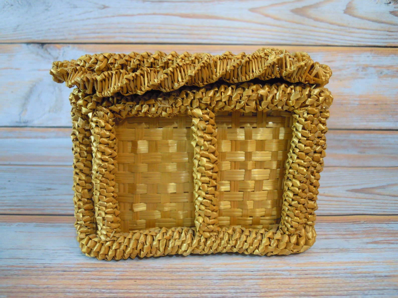 Large Box Straw Box Wicker Box Wicker Straw Large Jewelry - Etsy