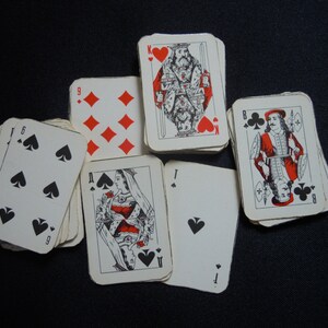 Playing Cards Mini Cards Deck of Playing Cards - Etsy
