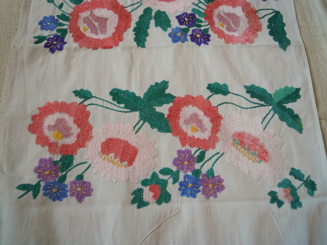 Horizontal Embroidery Wall Embroidery Embroidery Above - Etsy