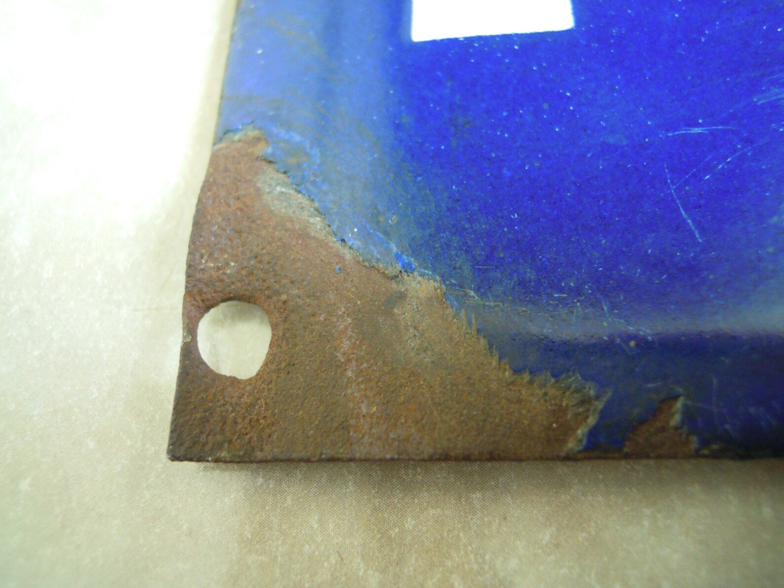 Metal Enamel Sign House Number - Etsy