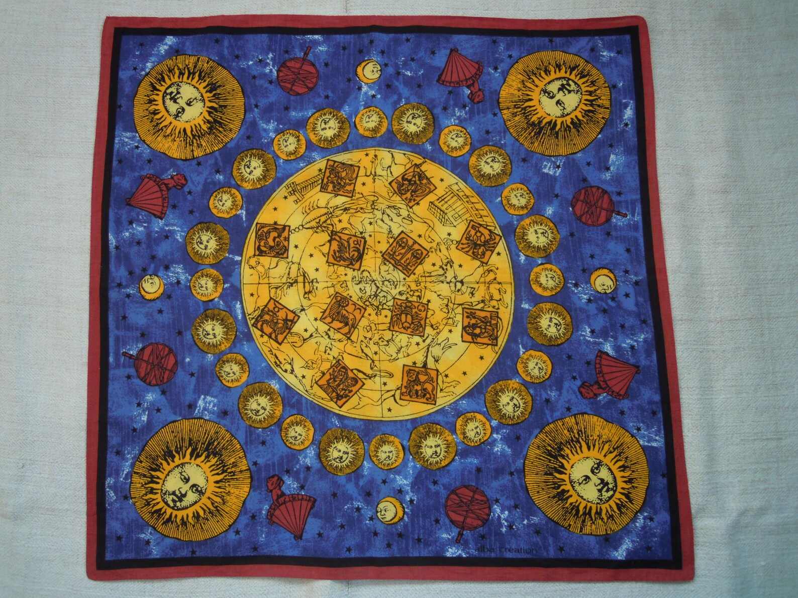 Shawl Zodiac Shawl Sun Shawl - Etsy