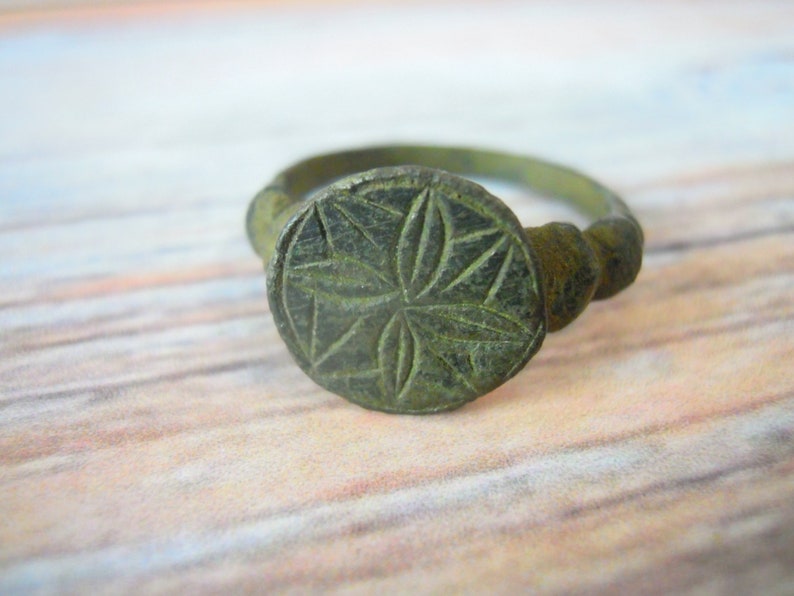 Medieval Ring Antique Bronze Ring Medieval Bronze Ring - Etsy