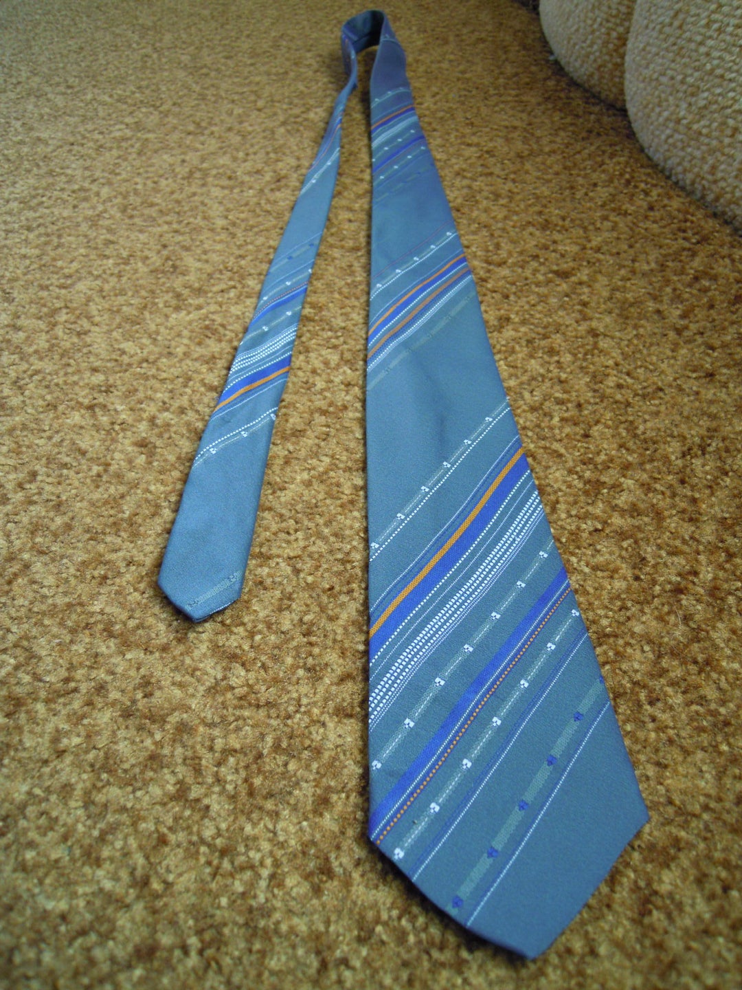 Corbata de hombre Corbata Corbata color azul Corbata a - Etsy España