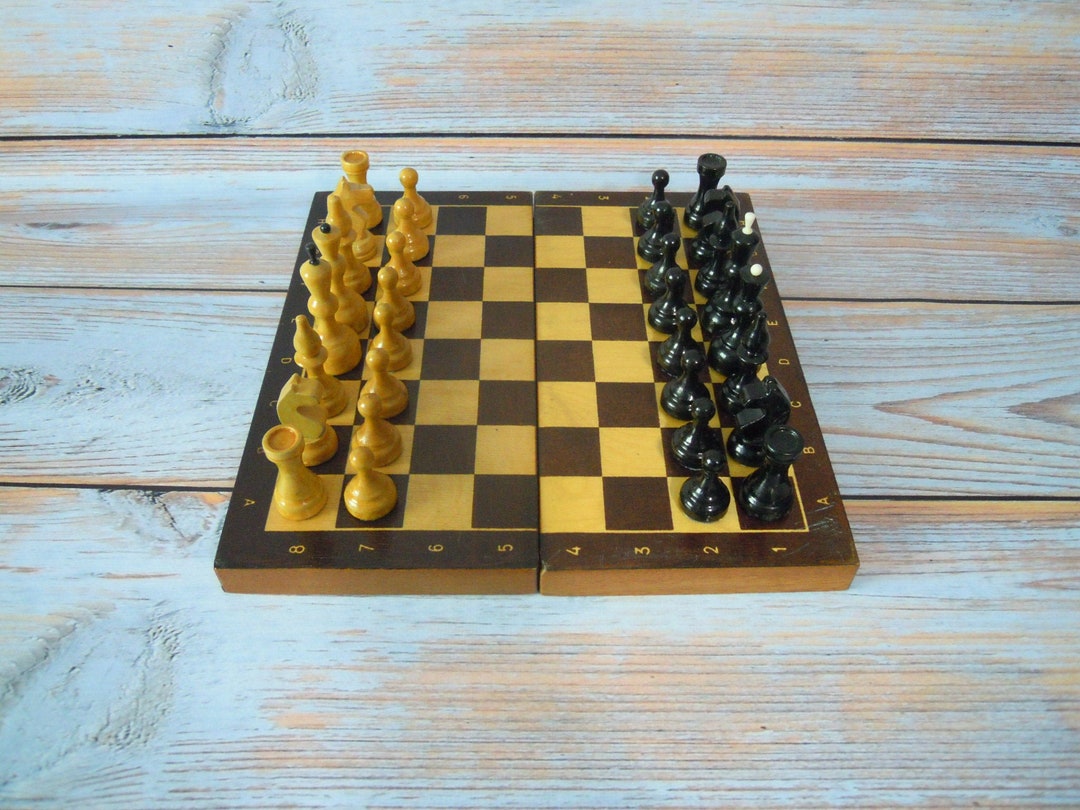 Wooden Chess Set, Chess Board Game, Wooden Chess Board, Chess Game ...
