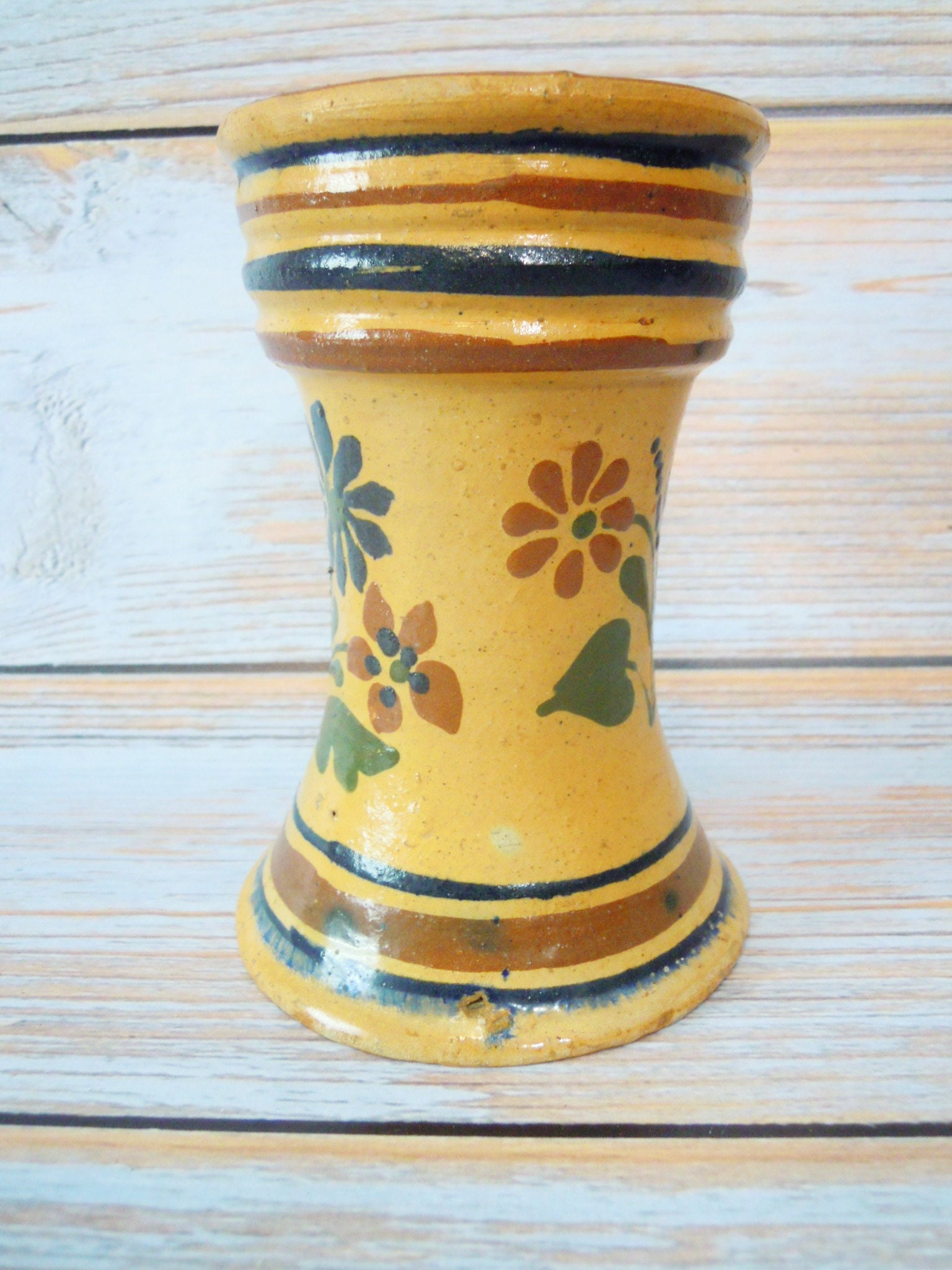 Old Clay Vase With Floral Ornaments Antique Ukrainian Vase - Etsy