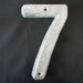 Door Number House Number Metal Number 7 - Etsy