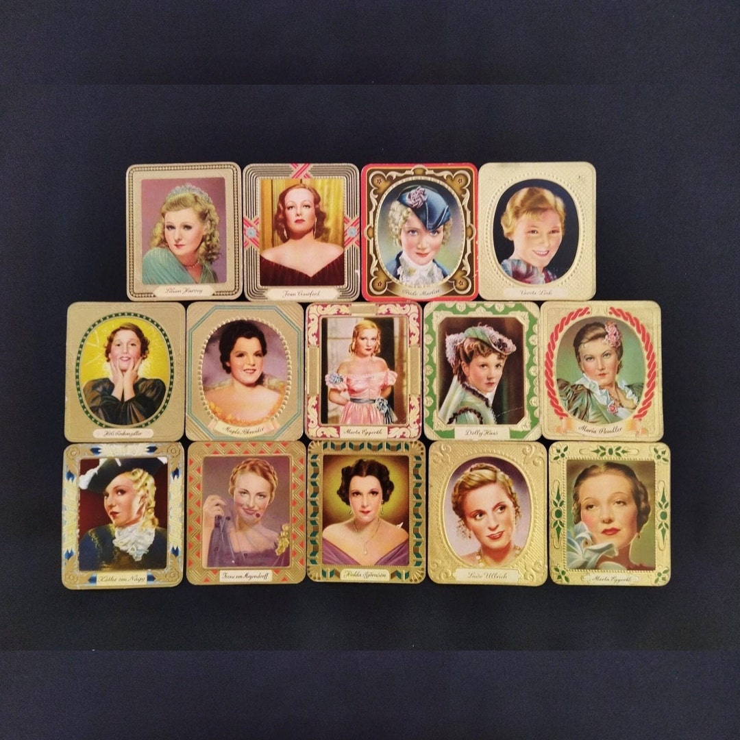 German Tobacco Cigarette Cards, Filmsterne, Sultan, Collectible ...
