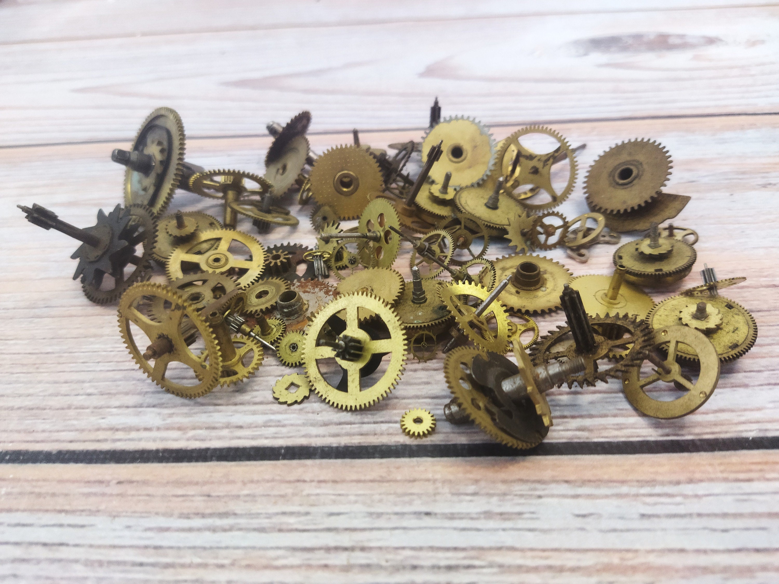 Clock Gears Clocks Details Clocks Parts Metal Clock - Etsy