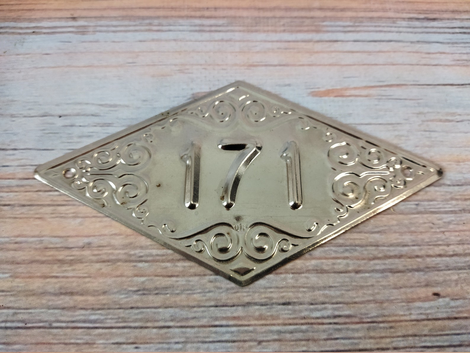 Door Sign Metal Sign Metal Number Number 171 - Etsy