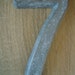 Door Number House Number Metal Number 7 - Etsy