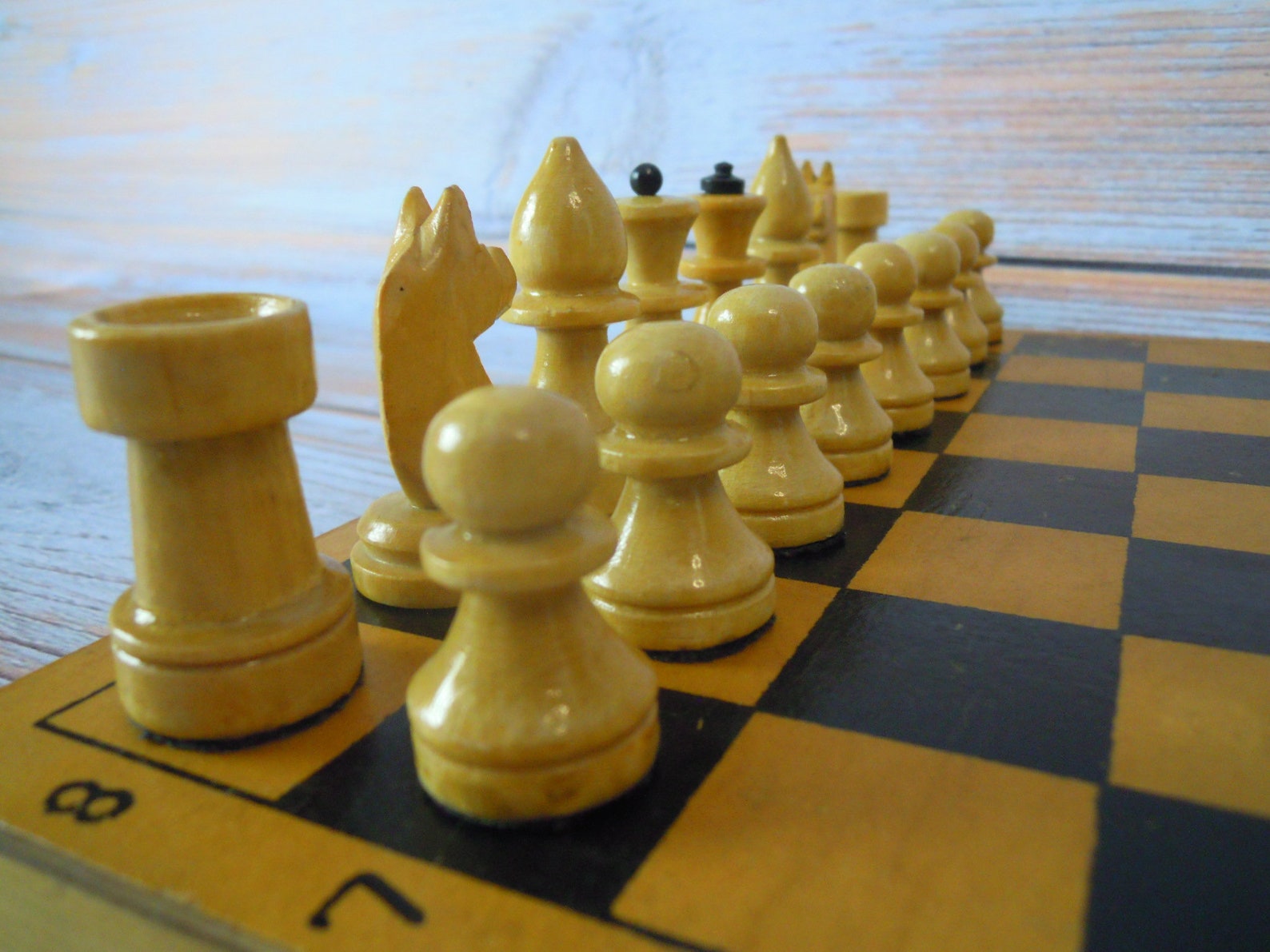 Wooden Chess Set Chess Set Ussr Chess Set Soviet Chess | Etsy