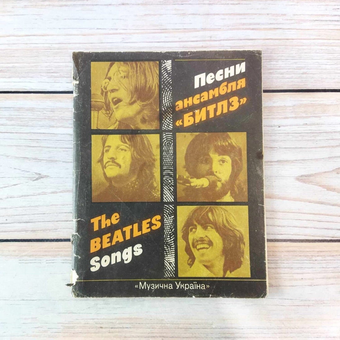 Musical Notes Book the Beatles Songs - Etsy