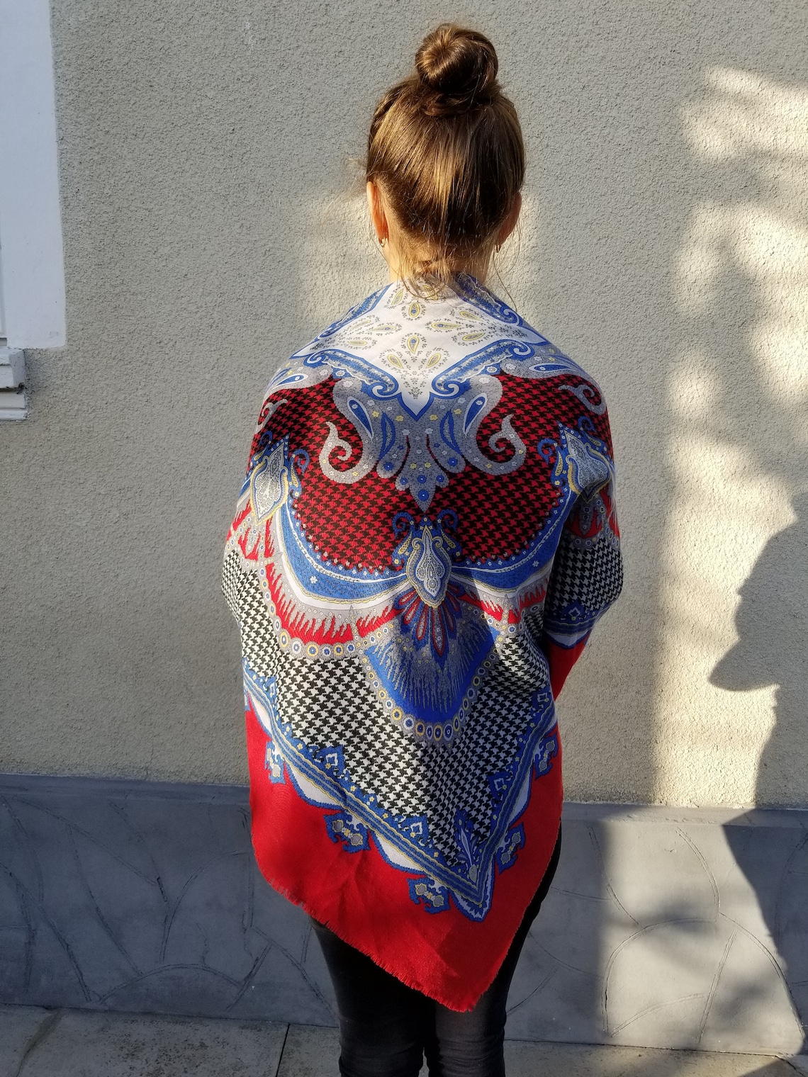 Womens Shawl Large Shawl Abstract Shawl Paisley Shawl - Etsy