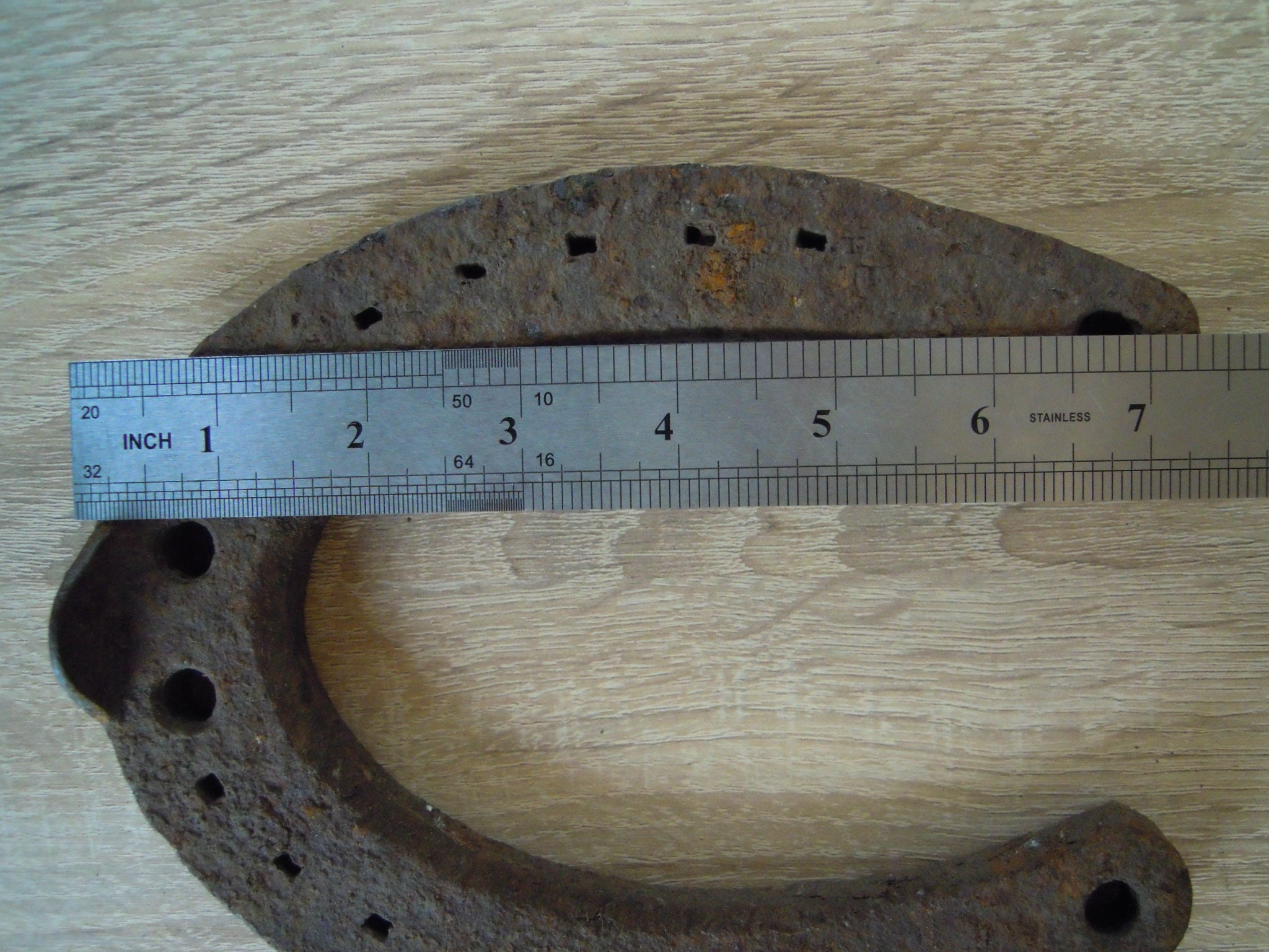 Large horseshoe Antique rust horseshoe Horseshoe for | Etsy