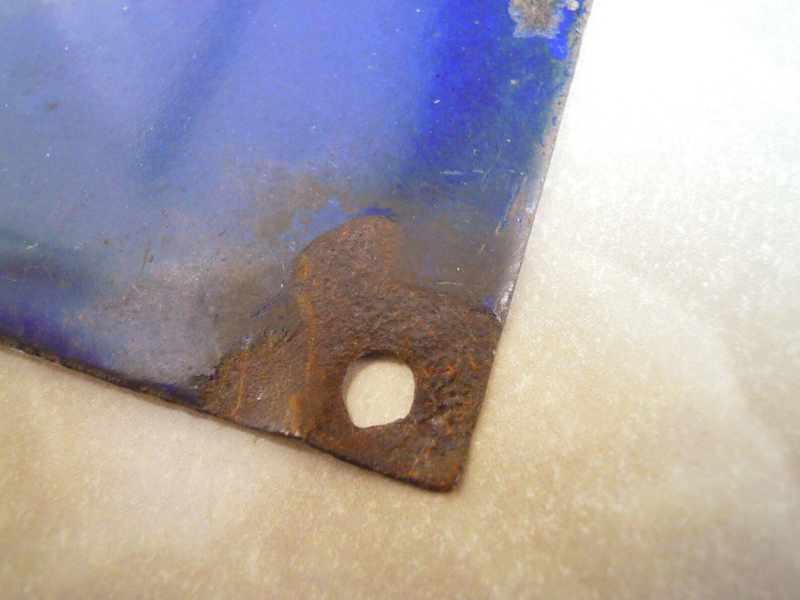 Metal enamel sign House number | Etsy