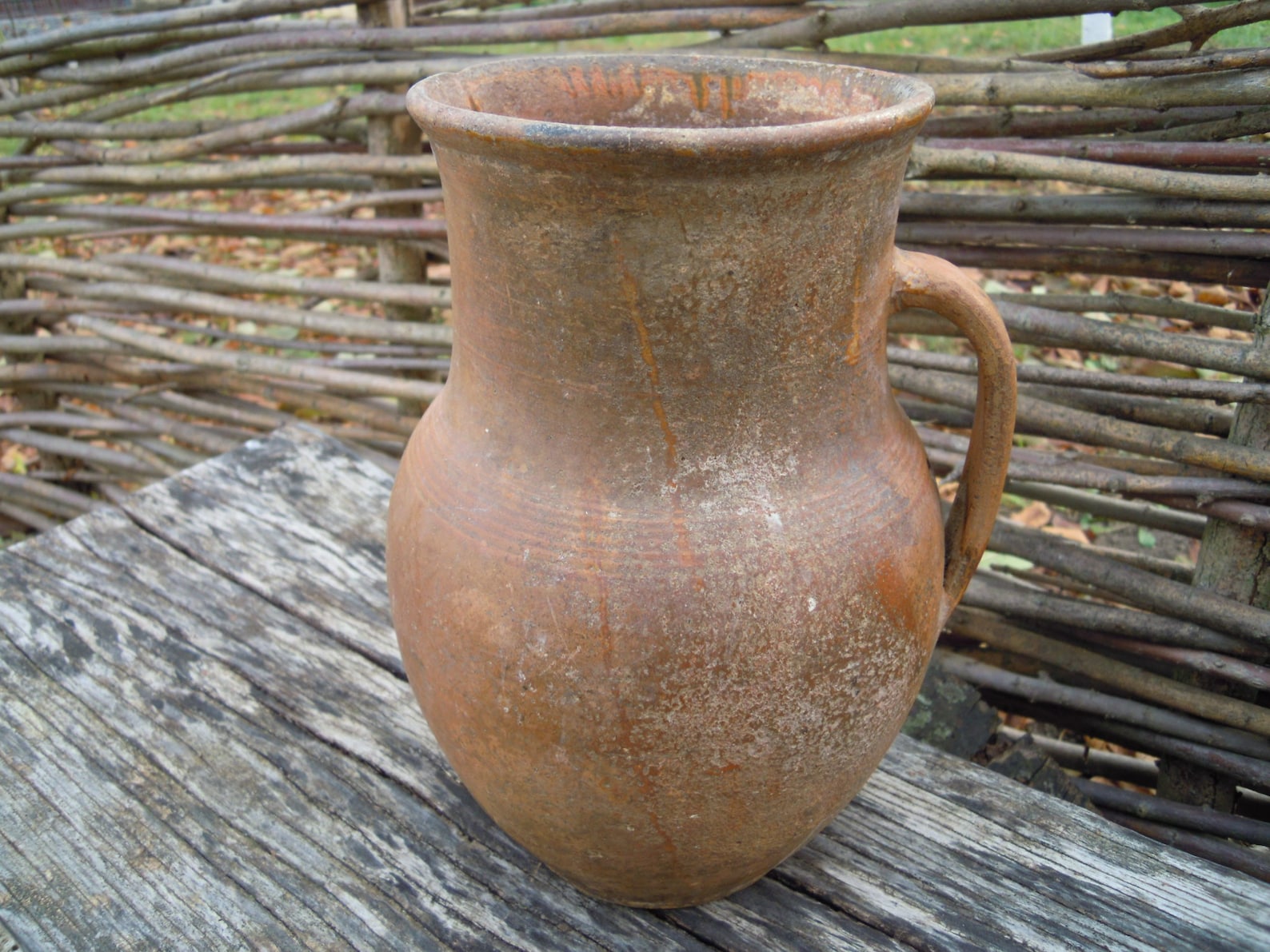 Clay jug Clay pitcher Clay vessel Antique Ukrainian jug | Etsy