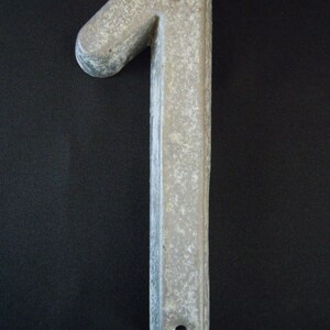 Door Number, House Number, Metal Number 1 - Etsy