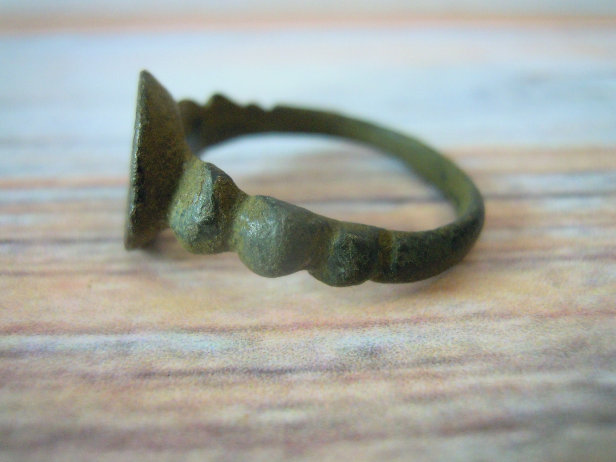 Medieval Ring Antique Bronze Ring Medieval Bronze Ring | Etsy