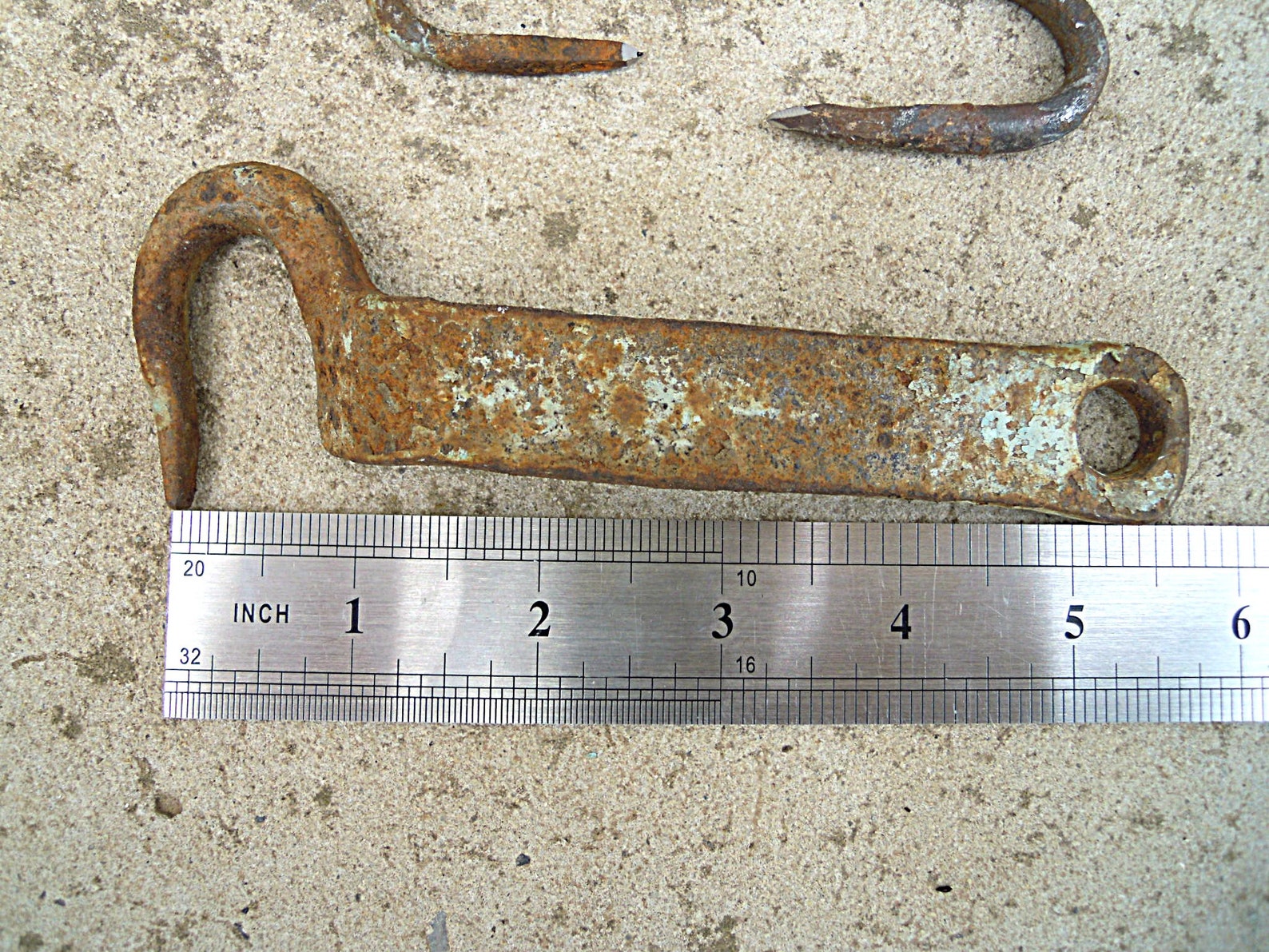 Antique Latch Hook Rust Latch Hook Curved Latch Hook | Etsy