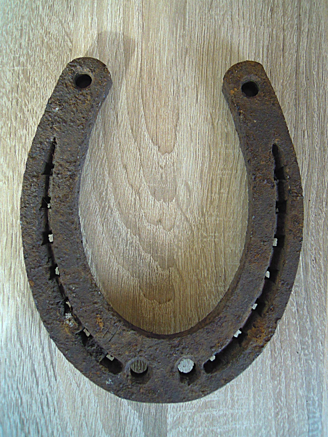 Large horseshoe Antique rust horseshoe Horseshoe for | Etsy