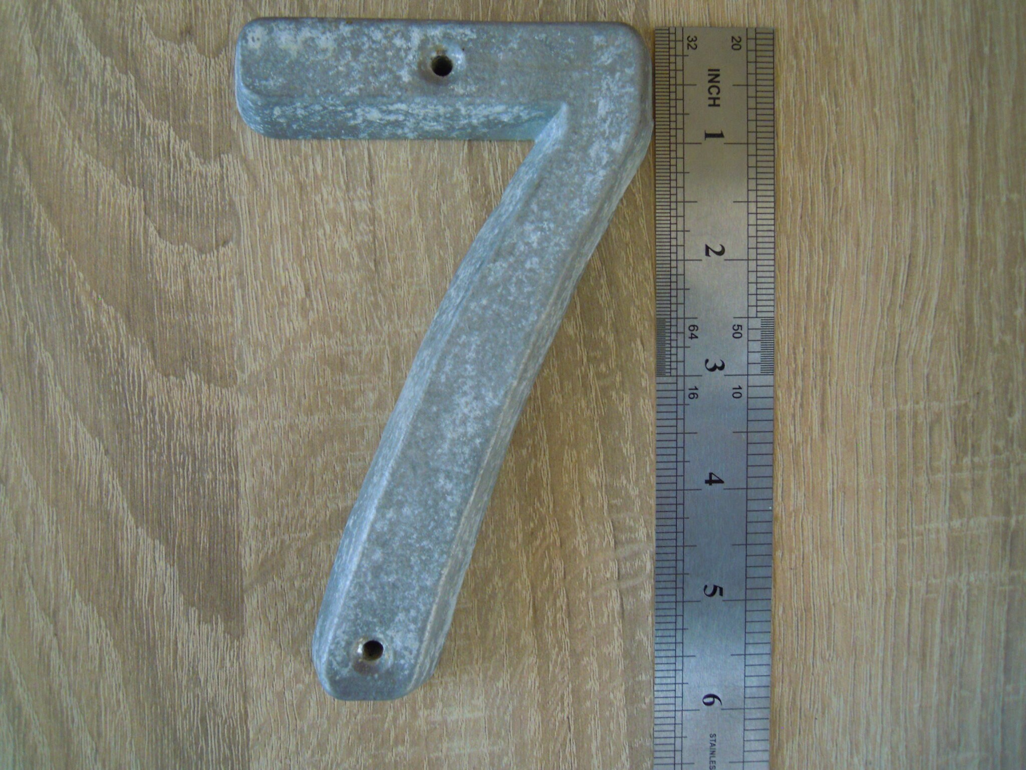 Door Number House Number Metal Number 7 | Etsy