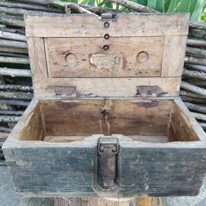 Military Box, Antique Military Box, Old Military Box, Wooden Military ...