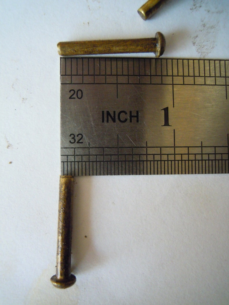 Brass Rivets Metal Rivets 3mm | Etsy