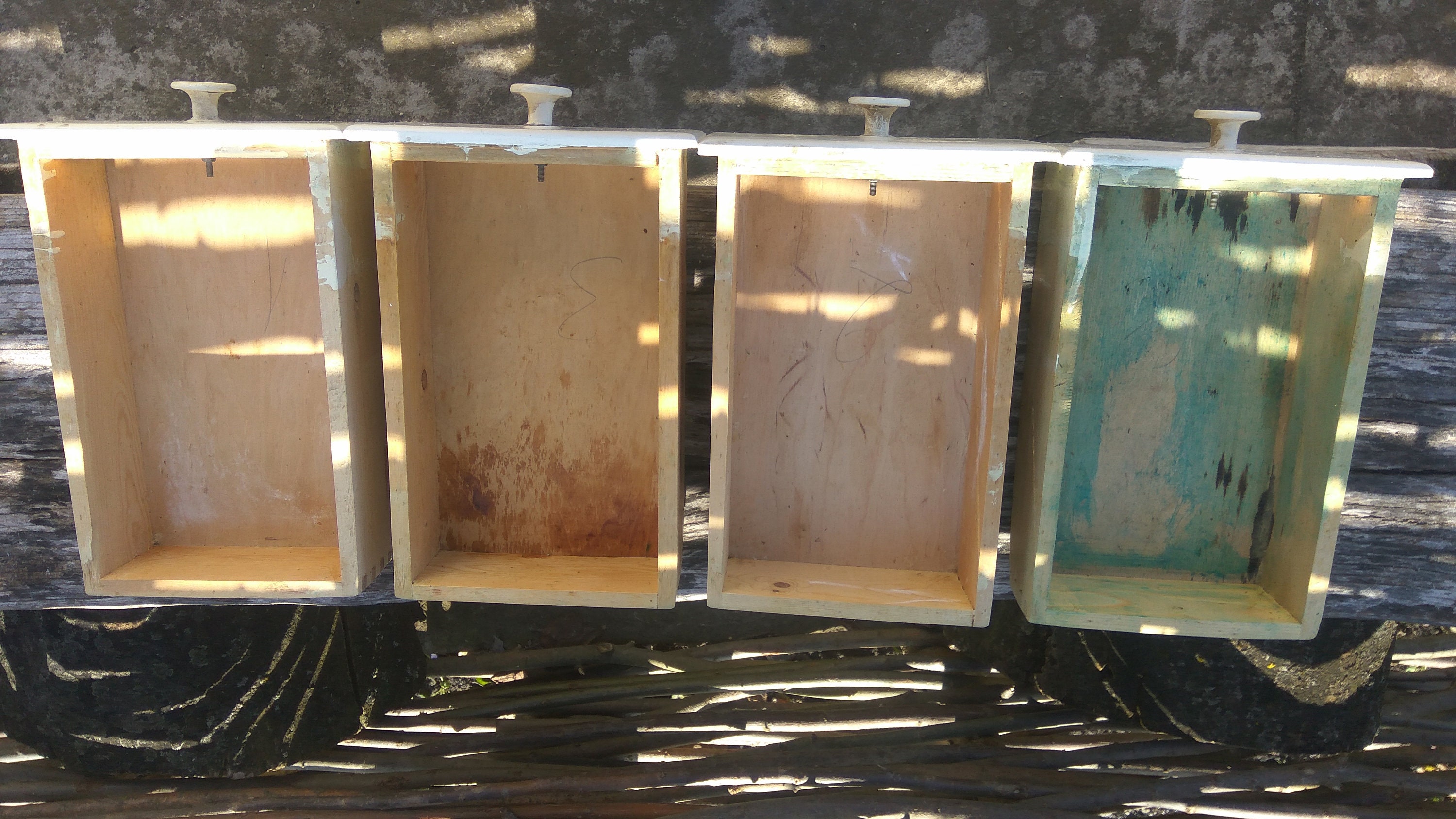 Wooden Drawers Wood Boxes Set of 4 Pieces Wooden Succulent | Etsy