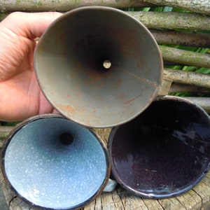 Metal Funnels Rust Funnel Antique Funnel Metal Enamel - Etsy