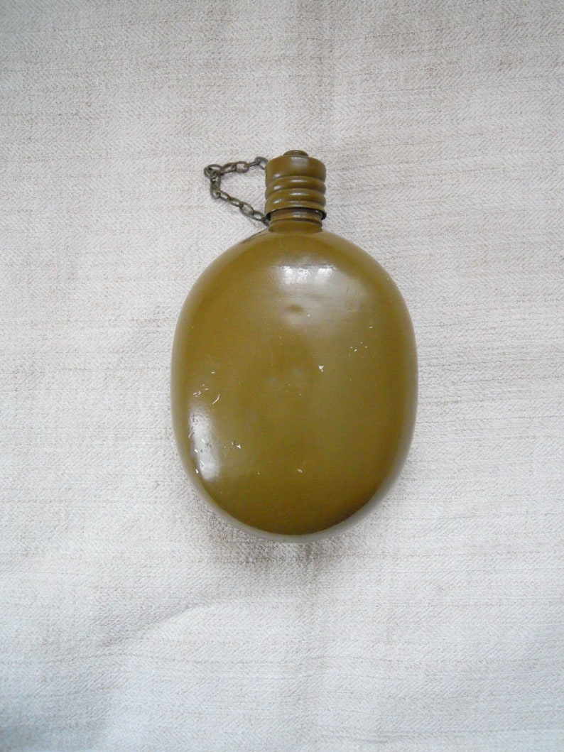 Military Flask With Original Tissue Case Army Flask Metal - Etsy