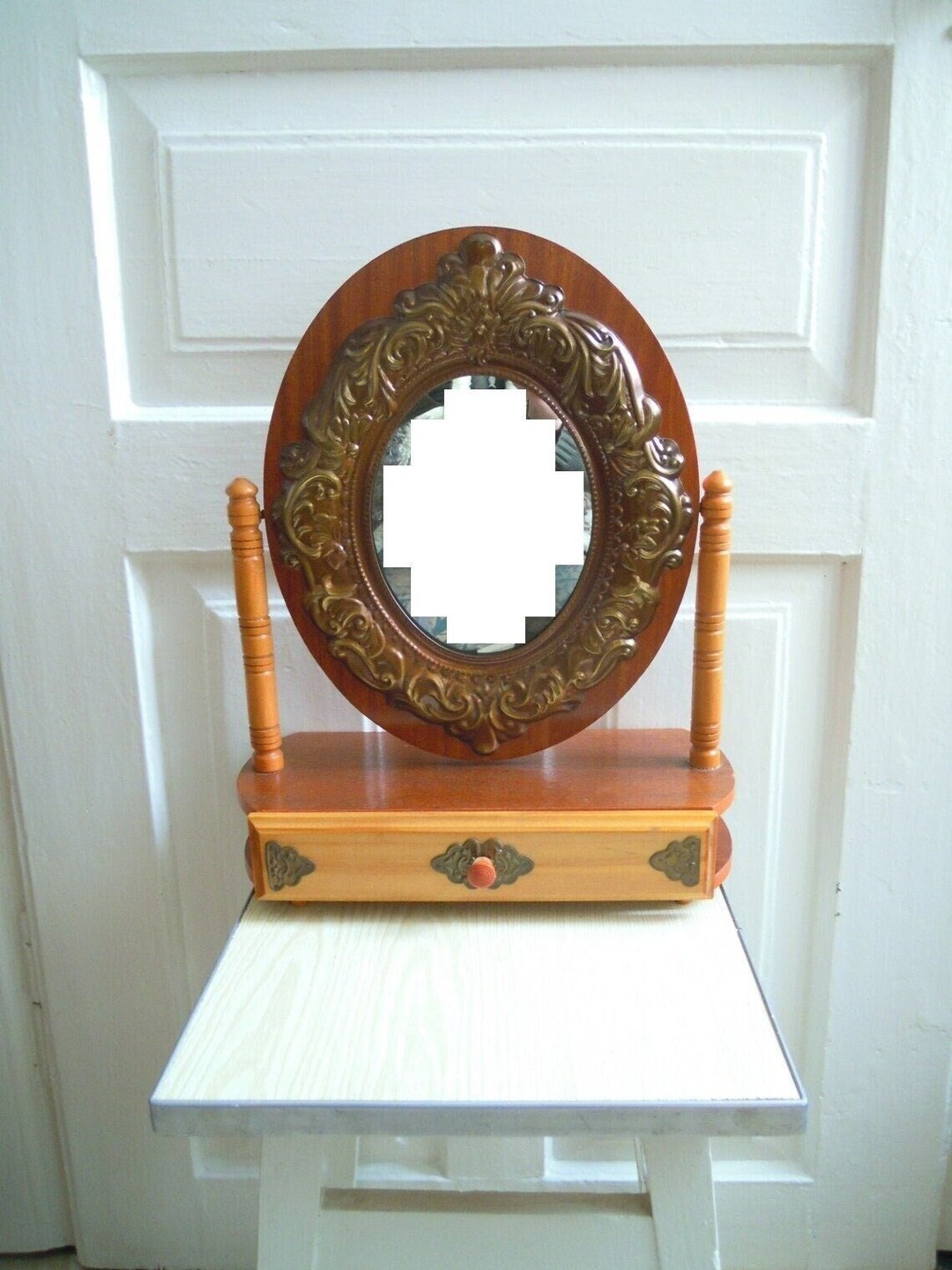 Tabletop Mirror, Mirror on a Support, Mirror on a Stand, Stand With a ...