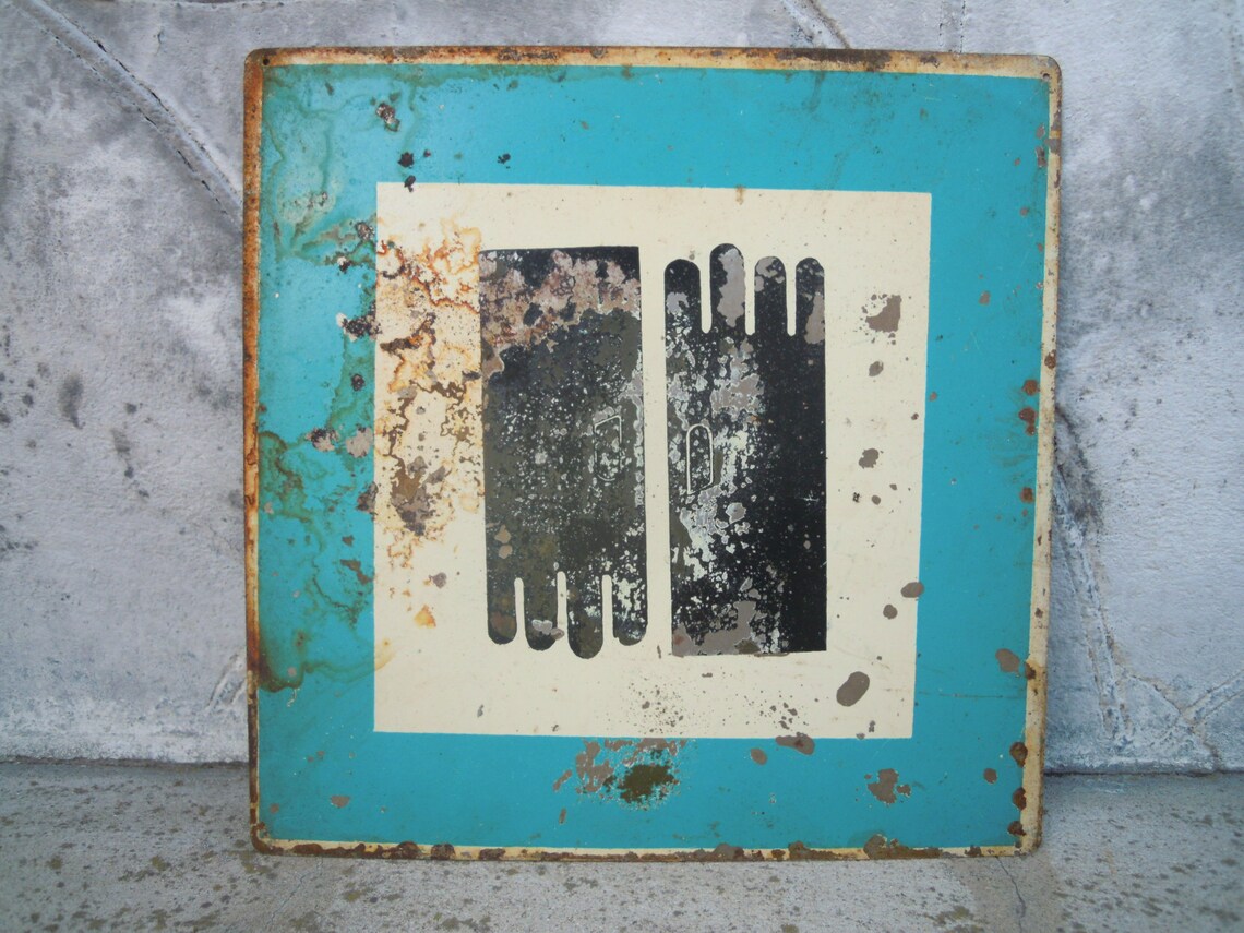 Metal Sign Warning Sign Sign of Safety Equipment Sign of - Etsy