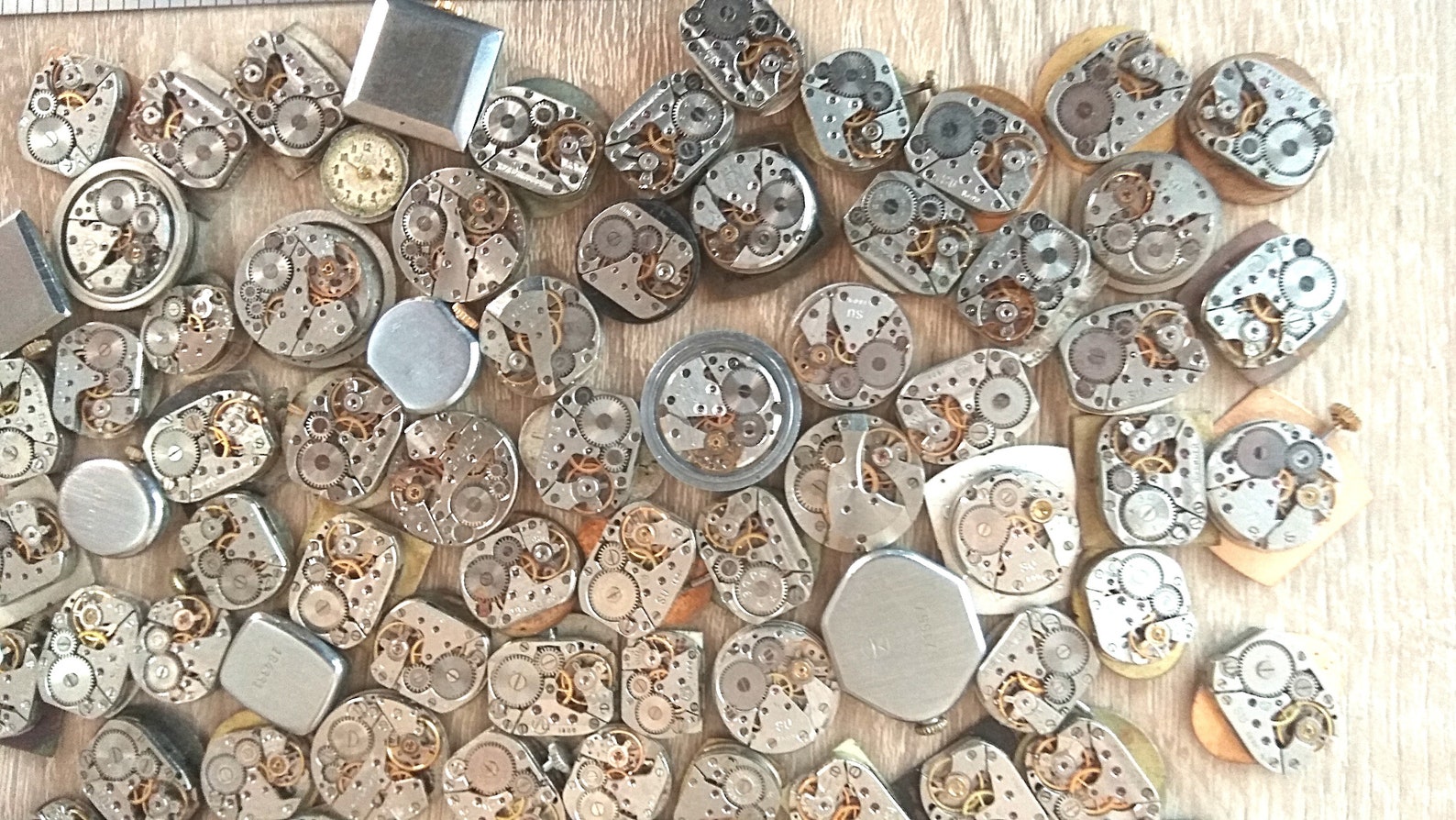 Broken Watches Wrist Watches 100 Pcs Dials Mechanisms - Etsy