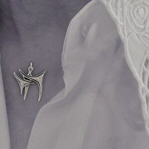 White Gold Chai pendant, Solid 14k Hebrew Symbol of Life for Good Luck ...