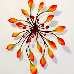 Autumn Leaves Metal Wall Art, Fall Foliage Home Décor, Shades of Autumn ...