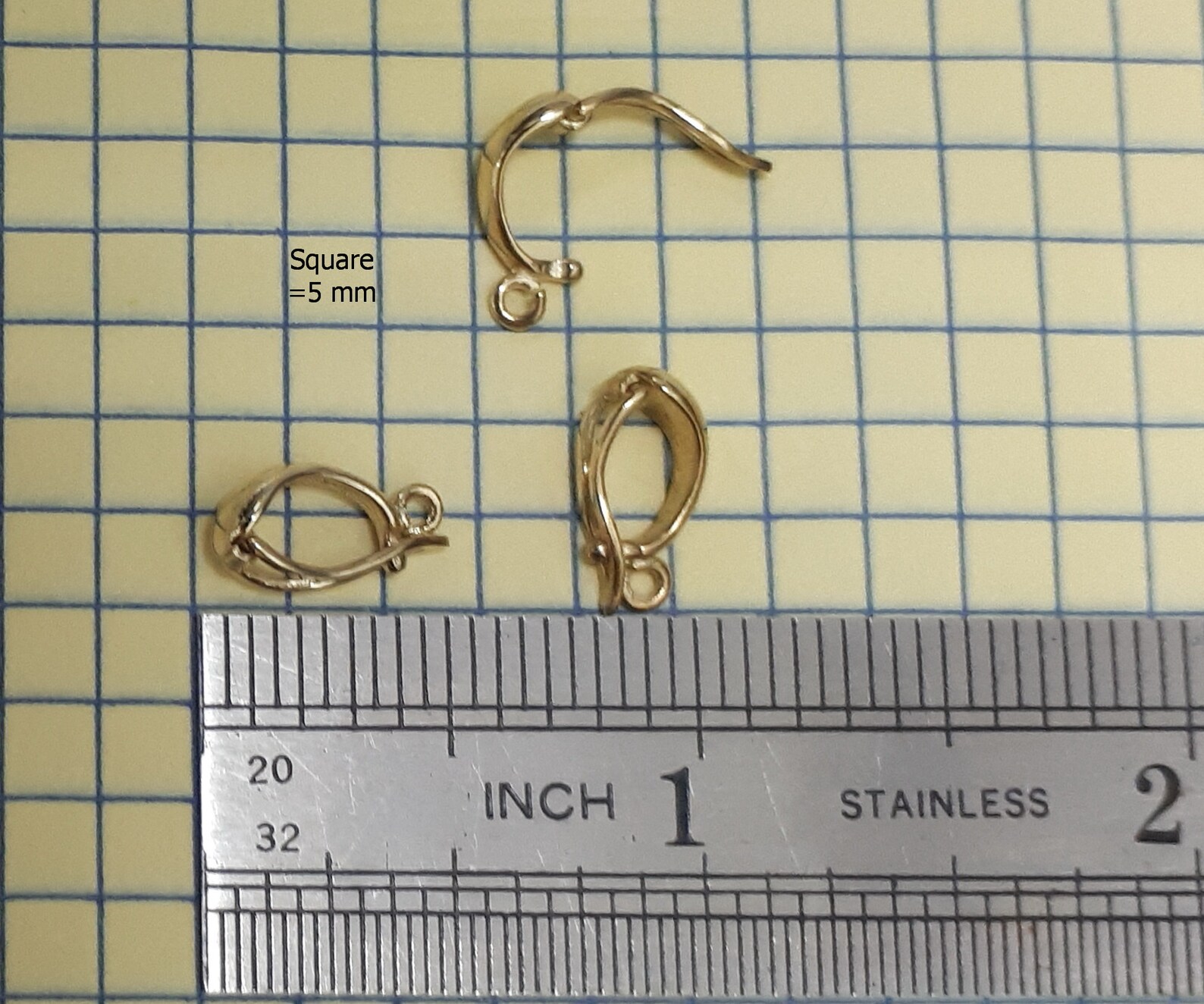 Enhancer to Attach Pendant to Chain or Bead Strand, Cast in Solid 14k ...