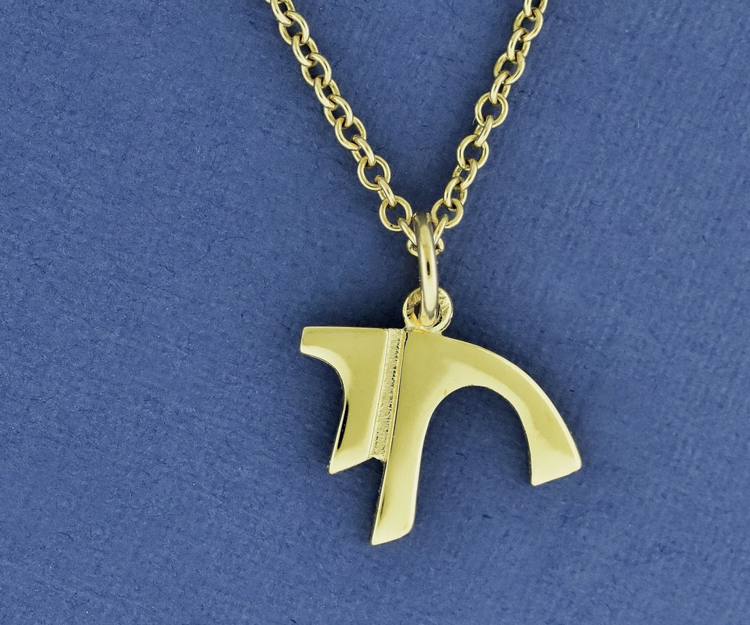 Tiny Chai Charm, Solid 14k Gold Bat Mitzvah Gift, Symbol of Life in ...