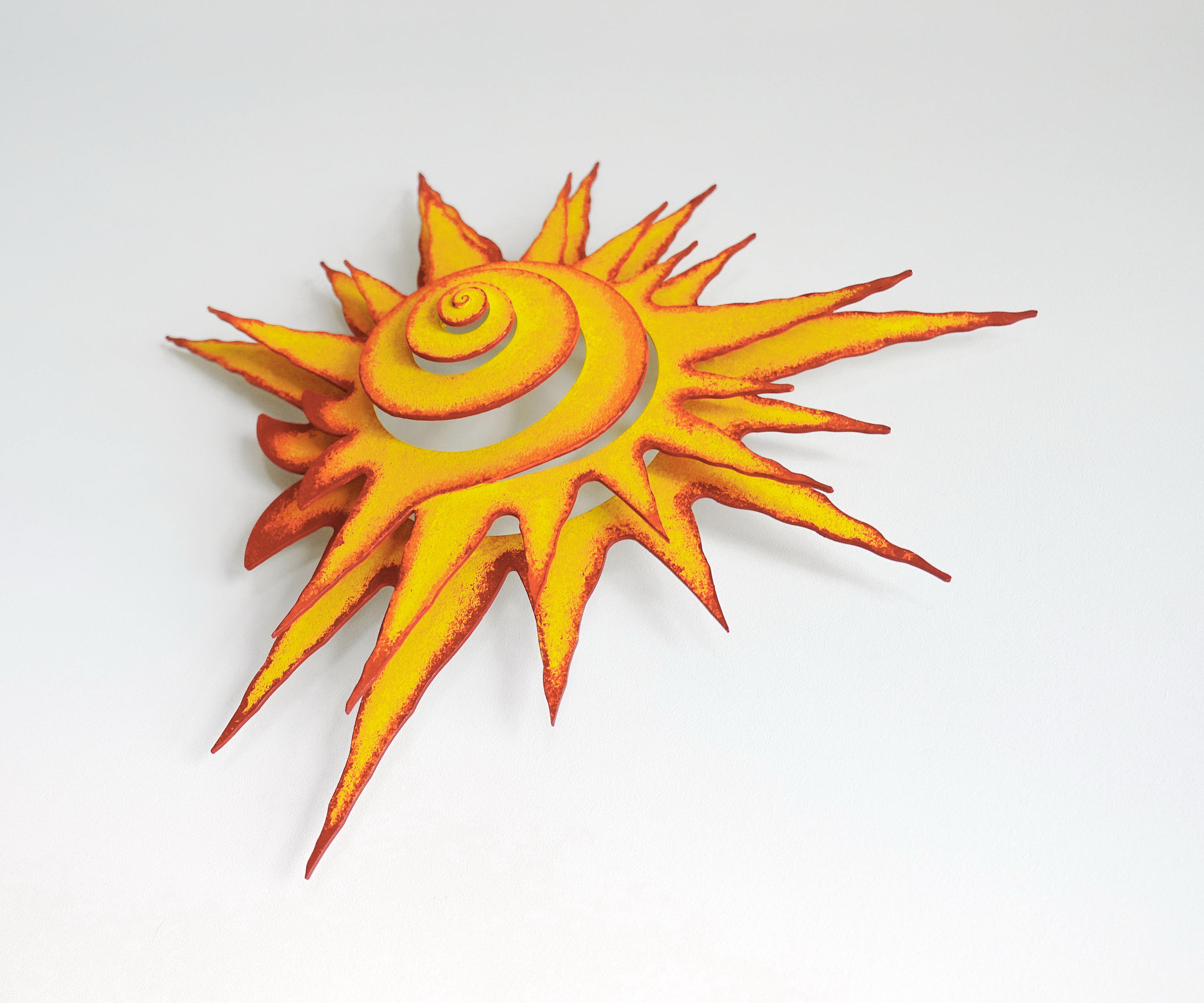 Sun Wall Sculpture 3D Metal Wall Art Unique Home Decor - Etsy