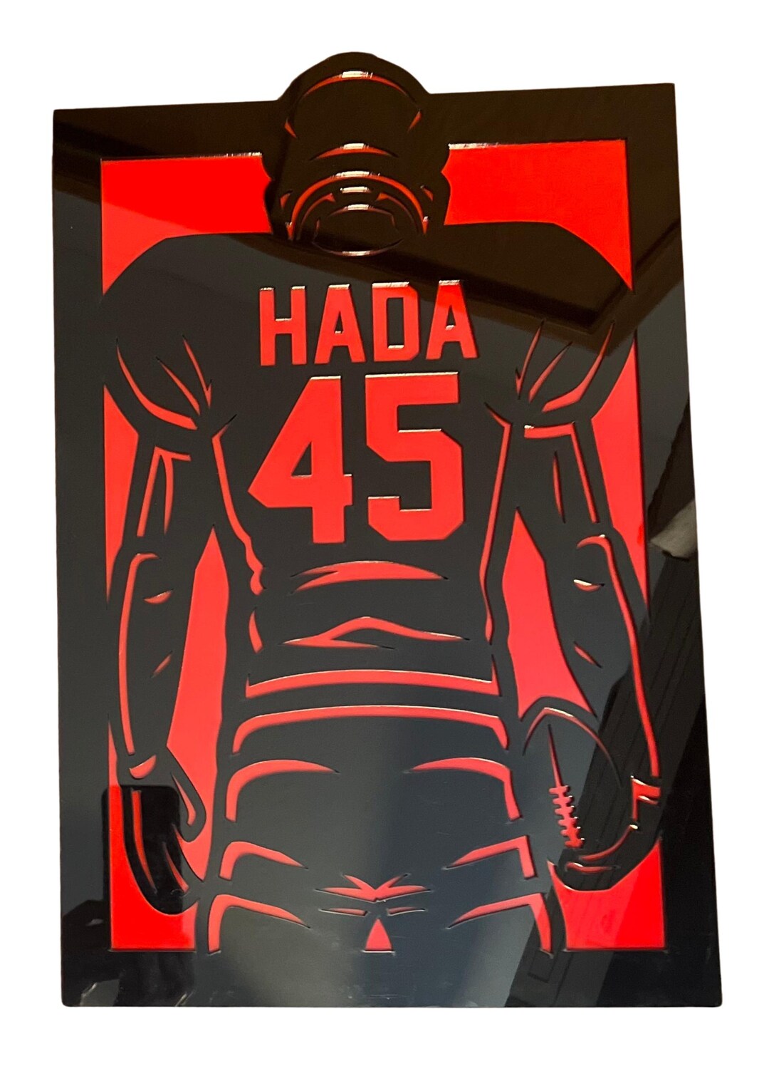 Personalized Name Player Plaque for High School Senior, Custom Football ...