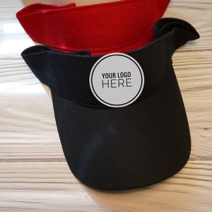 Custom Visor Cap 3 Panel Personalized Embroidered Visor - Etsy