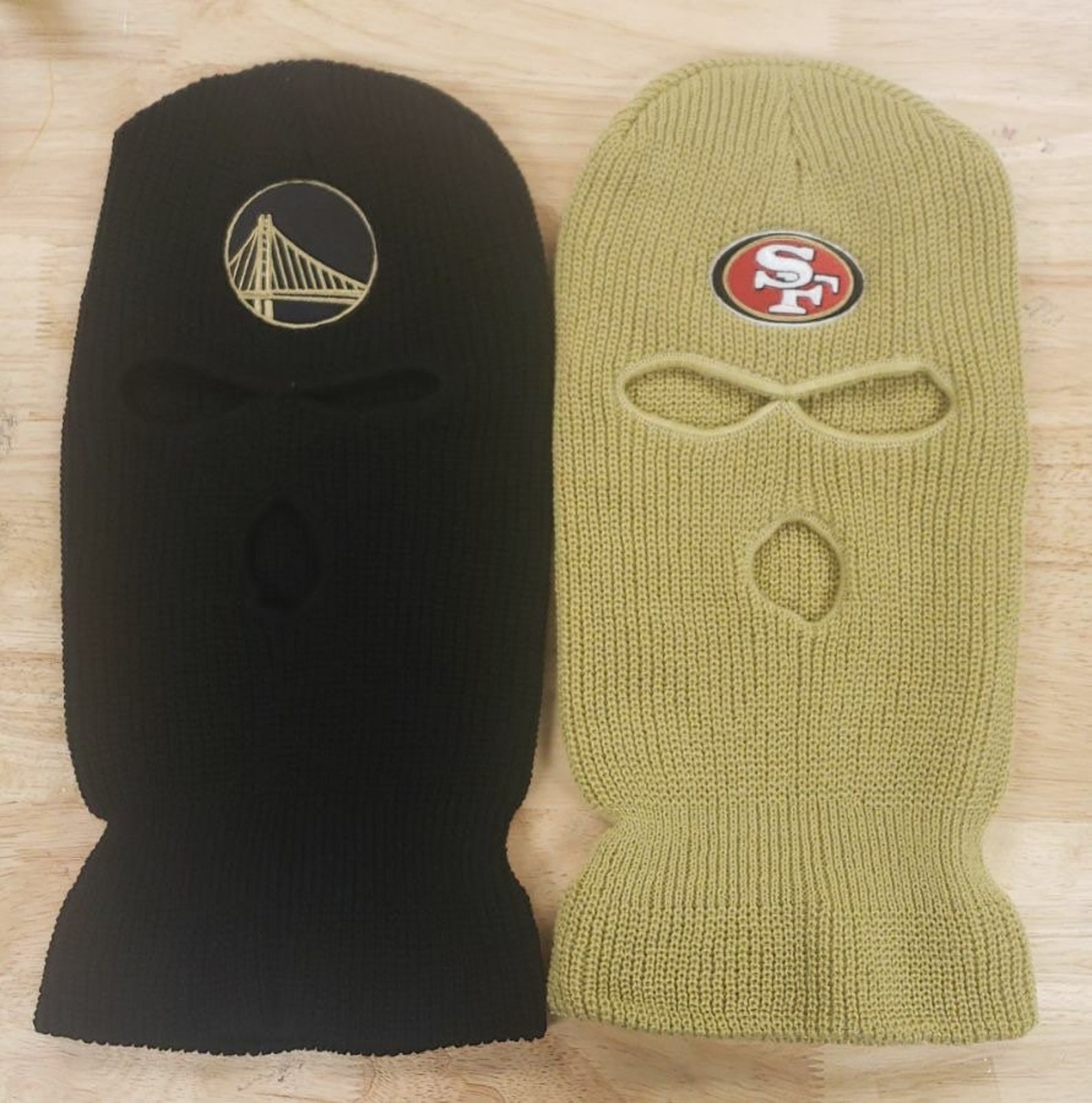 Custom Embroidered 3 Hole Knitted Ski Mask, Embroidery Ski Mask ...