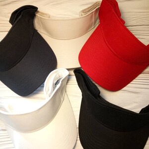 Custom Visor Cap 3 Panel Personalized Embroidered Visor - Etsy