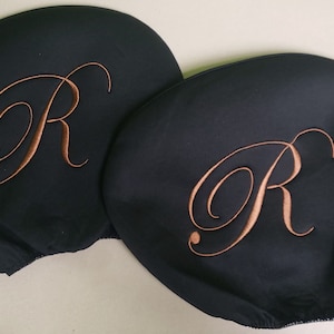 Personalized Embroidered Car Seat Headrest Covers, Custom Logo or Name ...