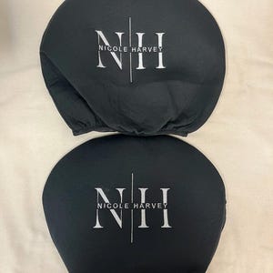 Personalized Embroidered Car Seat Headrest Covers, Custom Logo or Name ...