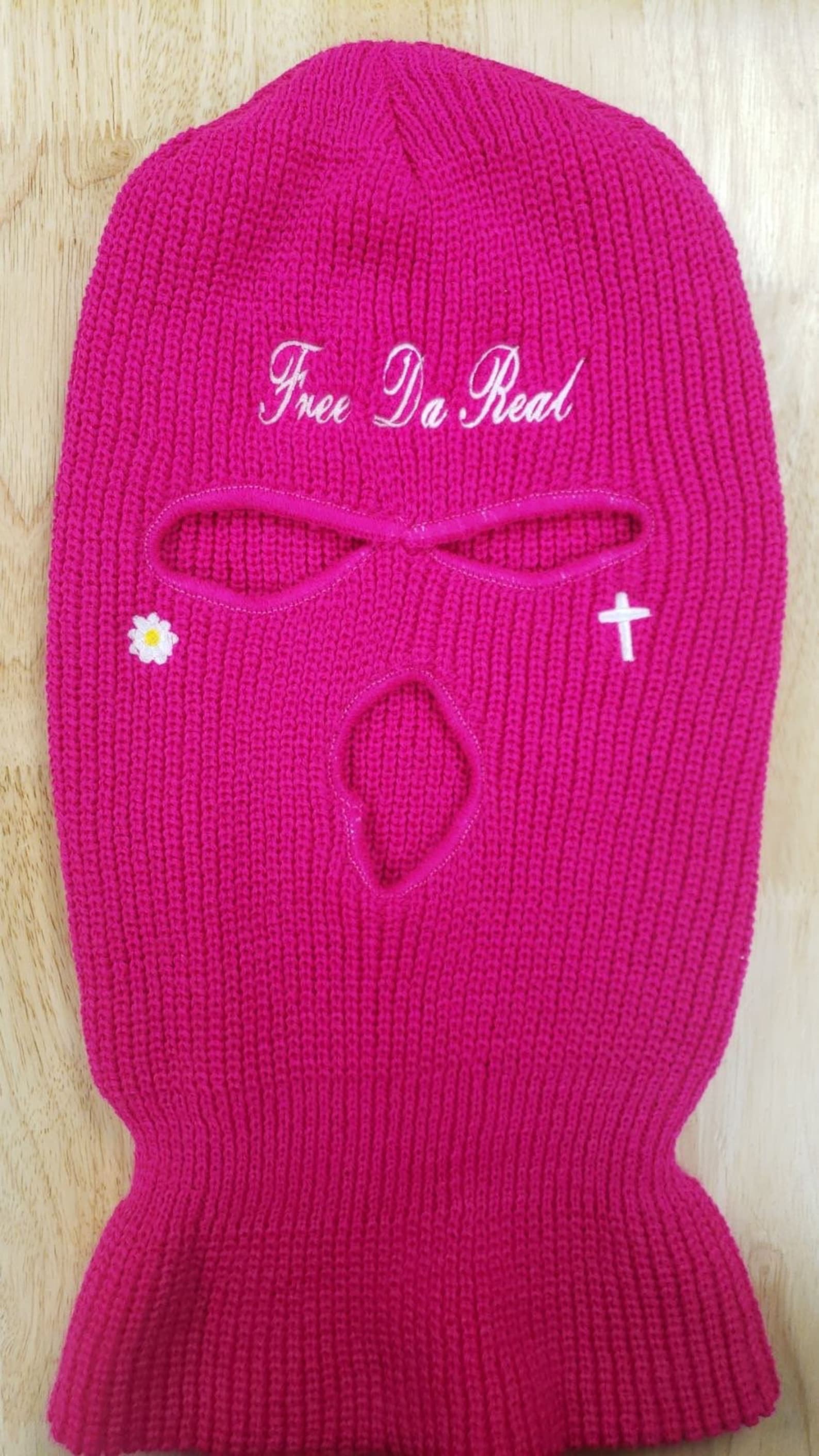 Custom Embroidered 3 Hole Knitted Ski Mask, Embroidery Ski Mask ...